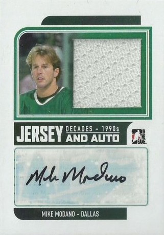 jersey-and-auto-mike-modano - Checklistcenter.com