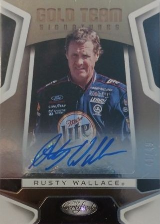 gold-team-signatures-rusty-wallace - Checklistcenter.com