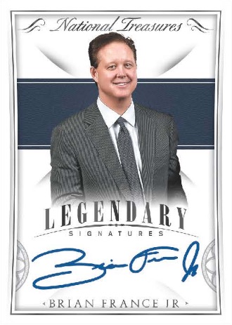legendary-signatures-brian-france-jr - Checklistcenter.com