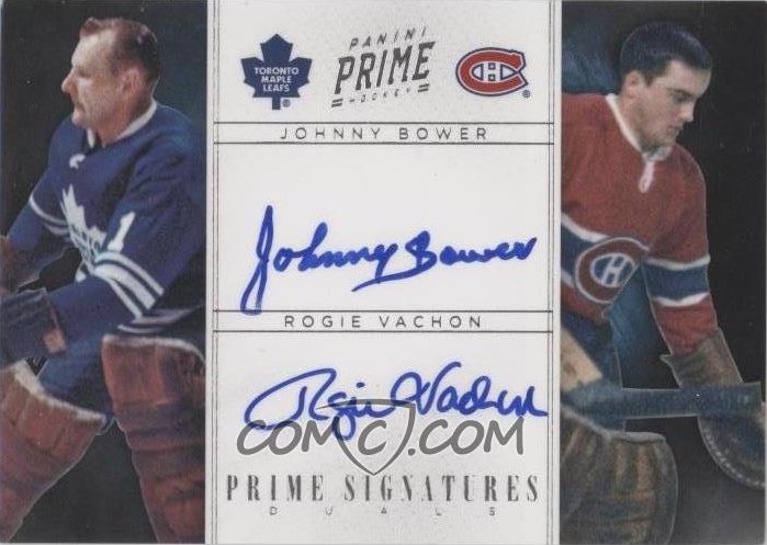 prime-signatures-dual-johnny-bower-rogie-vachon - Checklistcenter.com