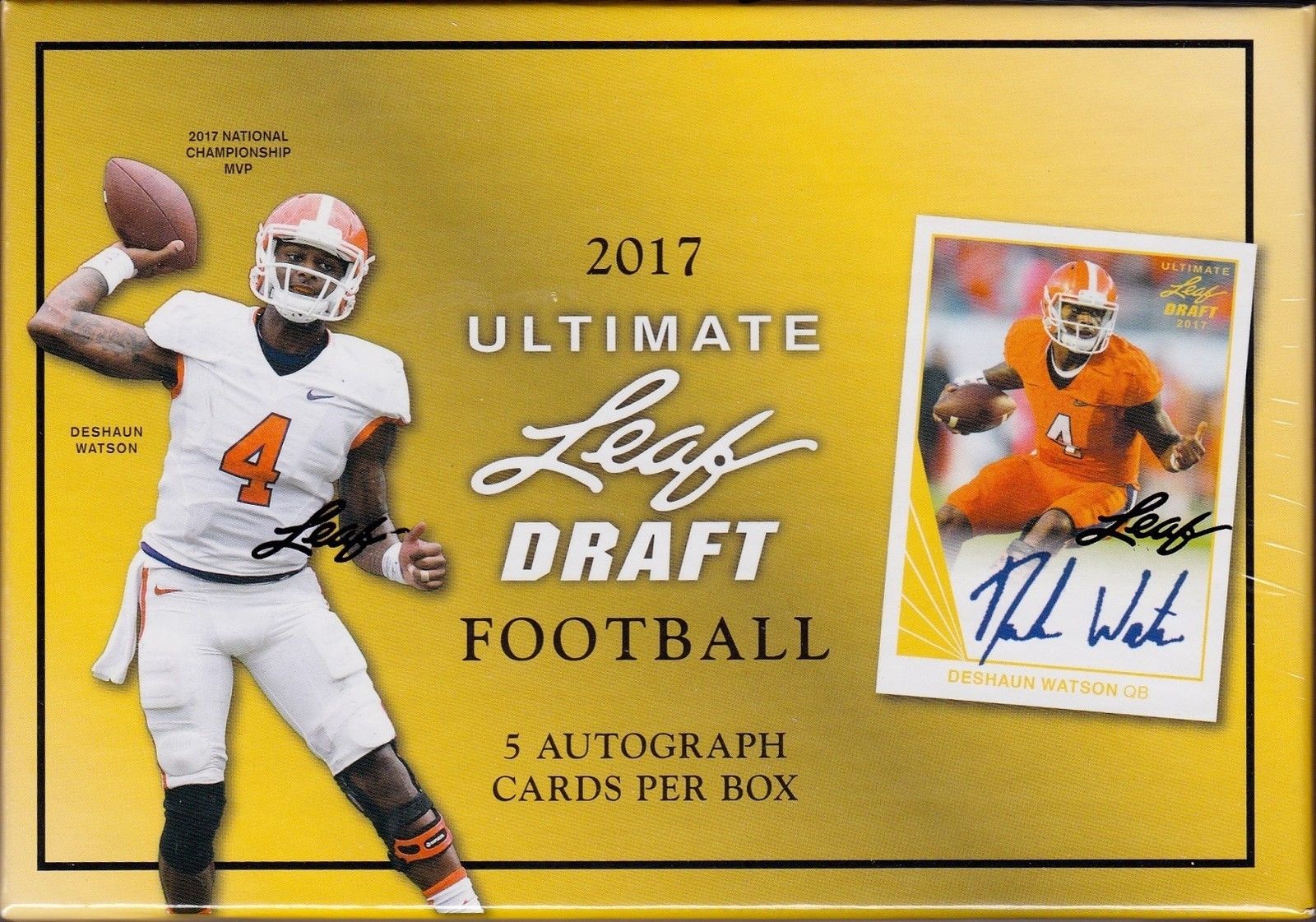 2017 Leaf Ultimate Draft Football Box - Checklistcenter.com