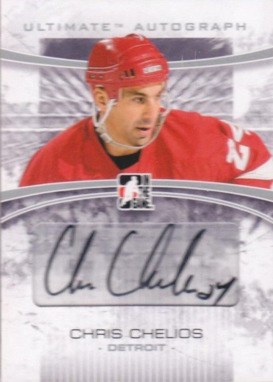 Ultimate Autograph Chris Chelios - Checklistcenter.com