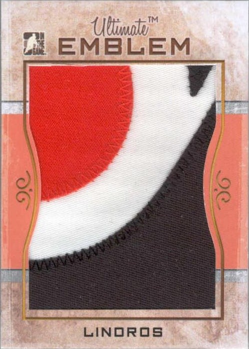 Ultimate Emblem Eric Lindros - Checklistcenter.com