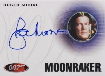 Autographs Roger Moore Moonraker - Checklistcenter.com