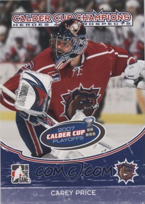 Calder Cup Champions Carey Price - Checklistcenter.com
