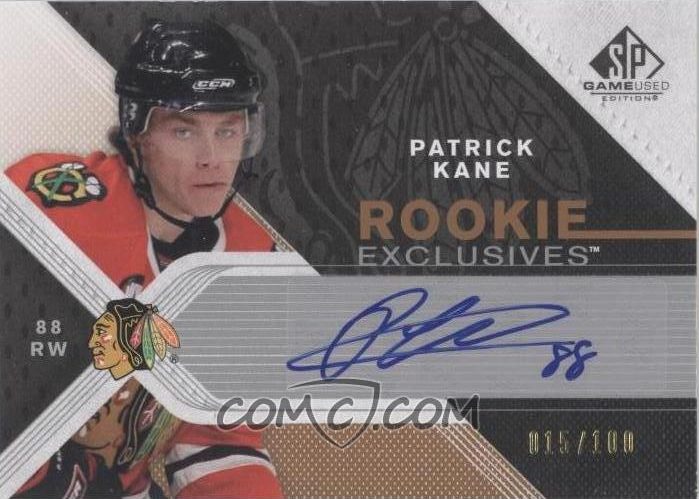 Rookie Exclusives Autos Patrick Kane - Checklistcenter.com
