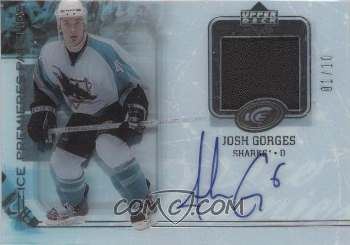 Ice Premiers Auto Patch Josh Gorges - Checklistcenter.com