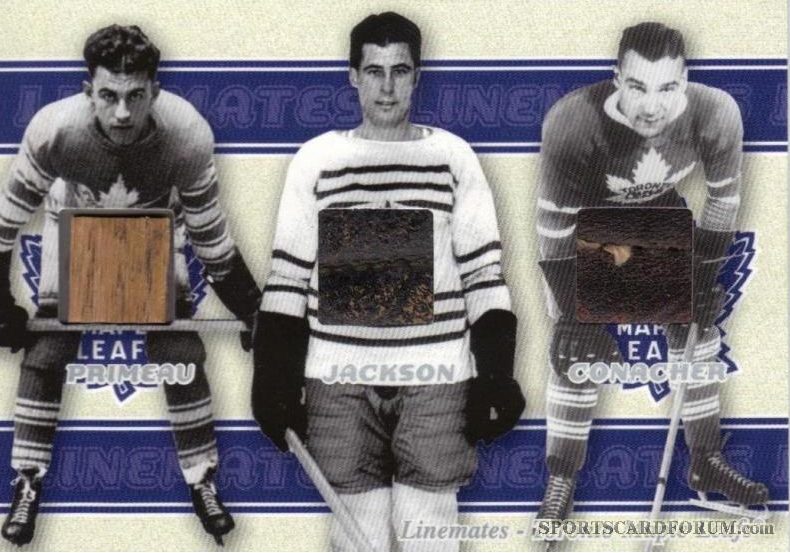 Linemates Wayne Primeau, Busher Jackson, Charlie Conacher ...