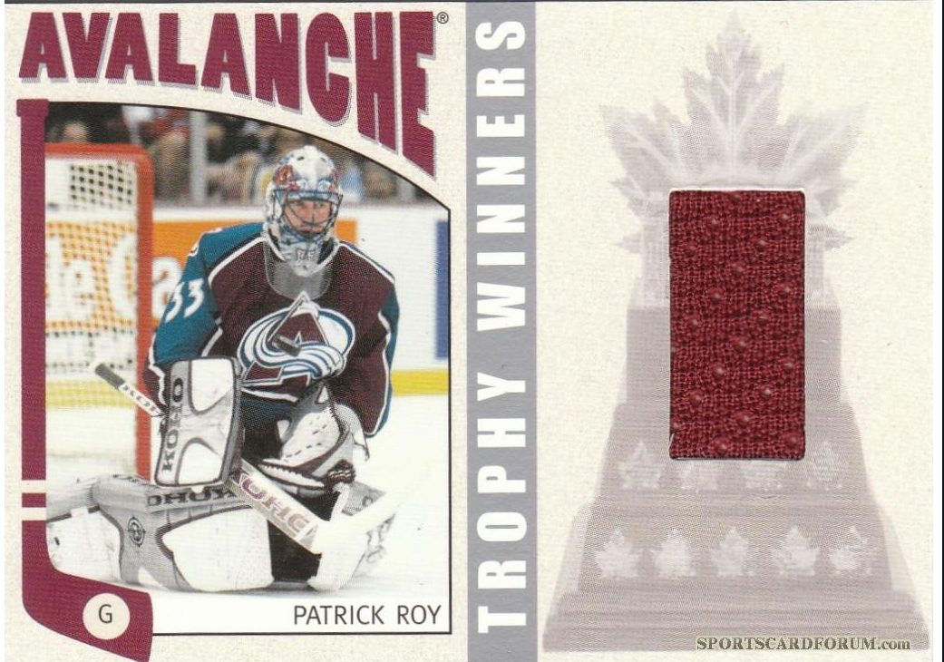 Trophy Winners Patrick Roy - Checklistcenter.com