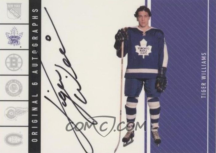 Autographs Tiger Williams - Checklistcenter.com