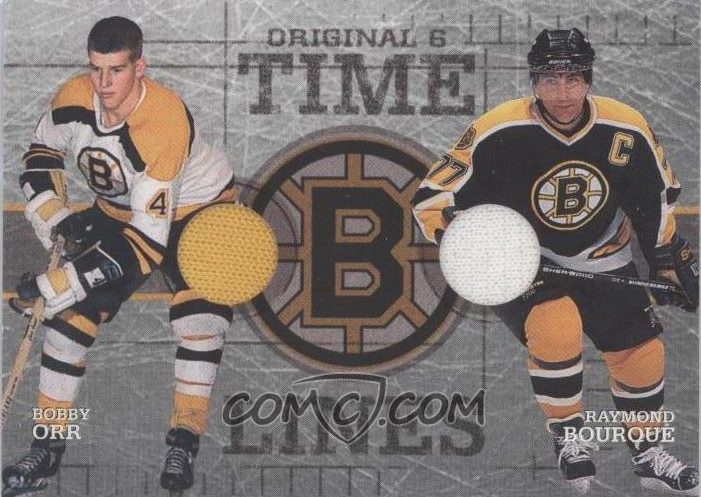 Time Lines Ray Bourque, Bobby Orr - Checklistcenter.com