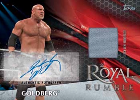 Royal Rumble Mat Relic Autos Goldberg - Checklistcenter.com