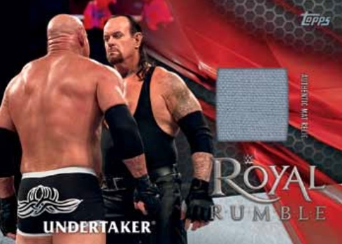 Royal Rumble Mat Relics Undertaker - Checklistcenter.com