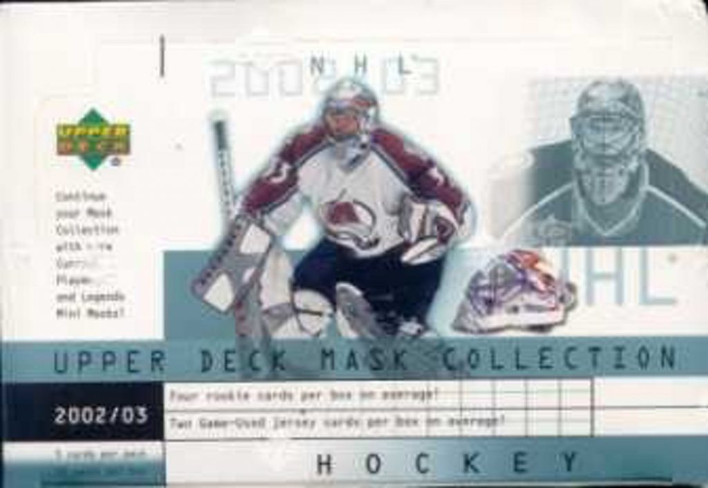 Ninja Update: 2002-03 UD Mask Collection - Checklistcenter.com