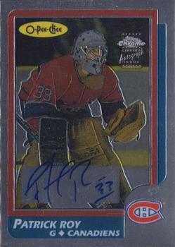 Patrick Roy Reprint Autographs - Checklistcenter.com