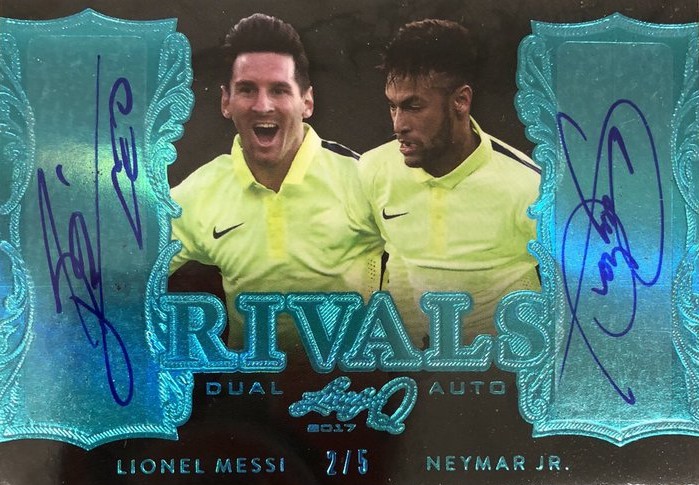 Rivals Autographs Lionel Messi, Neymar Jr - Checklistcenter.com