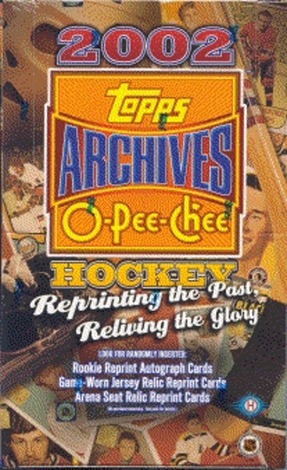 Ninja Update: 2001-02 Topps-OPC Archives - Checklistcenter.com
