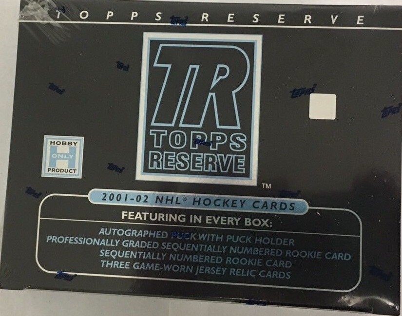 Ninja Update: 2001-02 Topps Reserve - Checklistcenter.com
