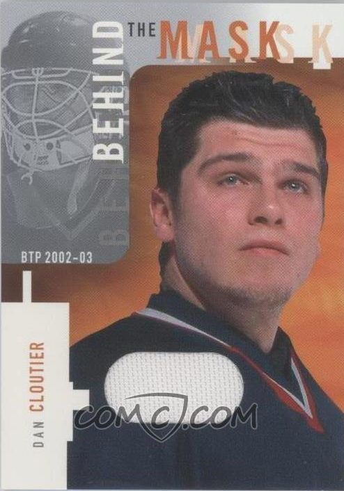 Behind the Mask Dan Cloutier - Checklistcenter.com