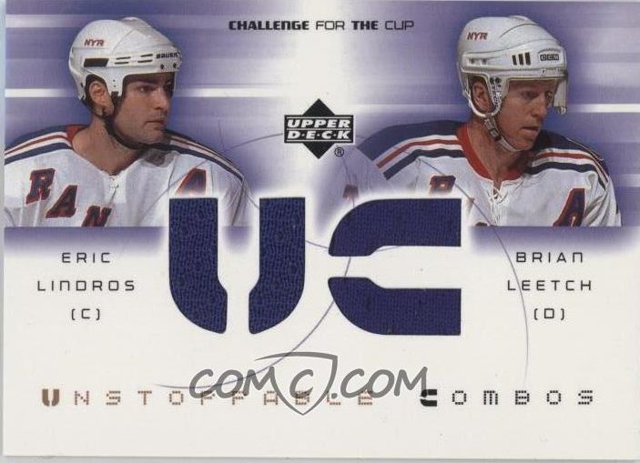 Unstoppable Combos Eric Lindros, Brian Leetch - Checklistcenter.com