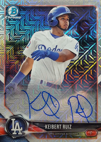 Mega Autographs Keibert Ruiz - Checklistcenter.com