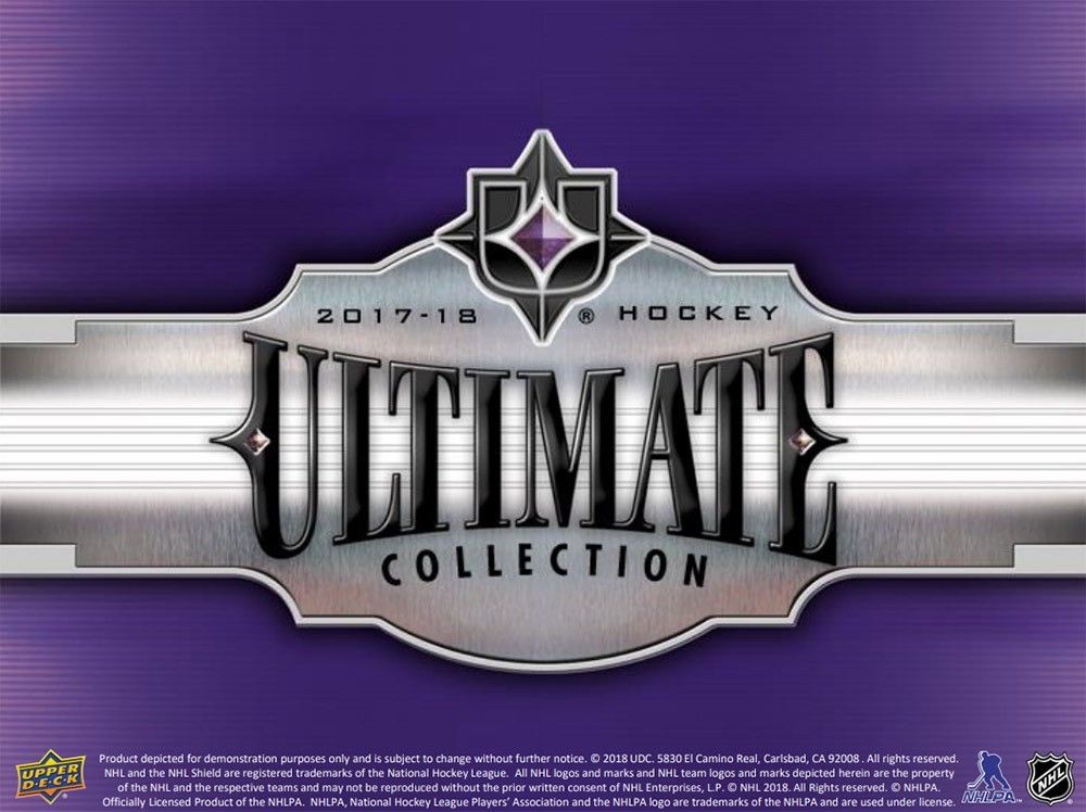 2017-18 UD Ultimate Collection - Hockey Cards Odds Sheet - Checklistcenter.com