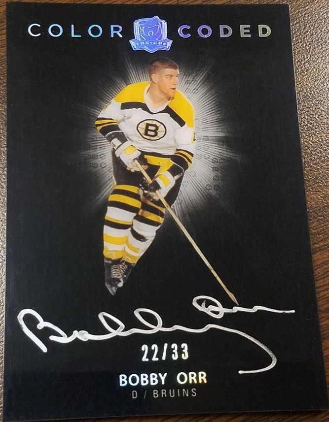 Color Coded Auto Bobby Orr - Checklistcenter.com