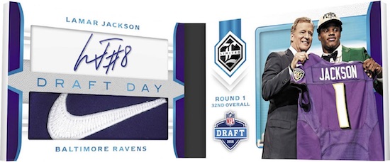 Draft Day Signature Booklet Lamar Jackson - Checklistcenter.com