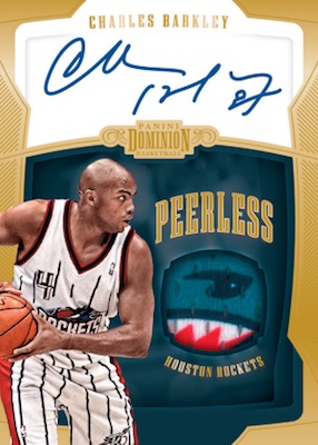 Peerless Jersey Auto Gold Charles Barkley - Checklistcenter.com