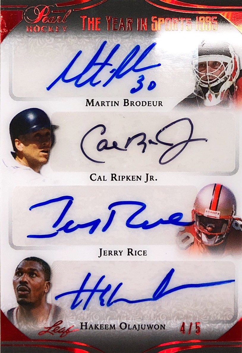 The Year in Sports Martin Brodeur, Cal Ripken Jr., Jerry Rice, Hakeem ...