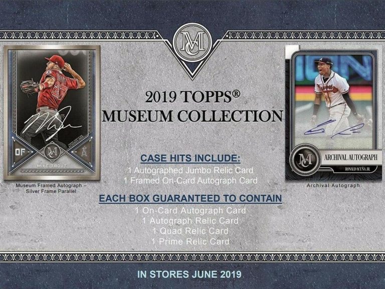 2019 Topps Museum Collection - Baseball Card Checklist ...