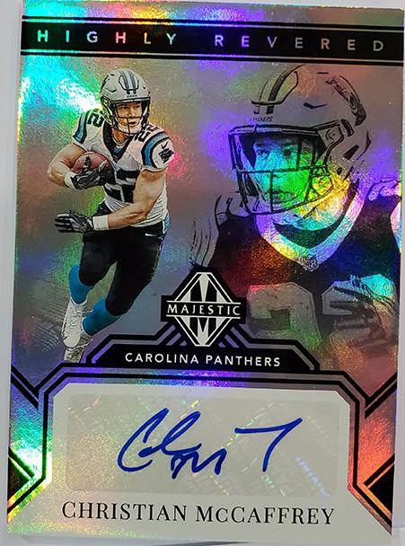 Highly Revered Auto Christian McCaffrey - Checklistcenter.com