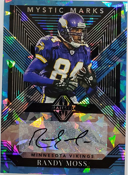 Mystic Marks Auto Gold Randy Moss - Checklistcenter.com