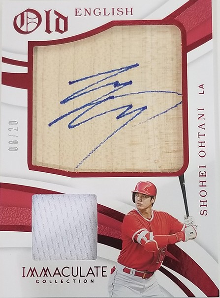 Old English Auto Relic Shohei Ohtani - Checklistcenter.com