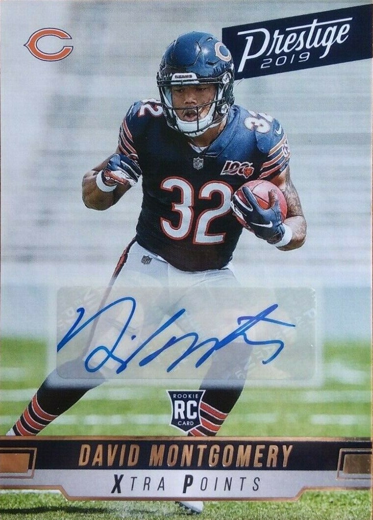 Rookie Xtra Points Signatures David Montgomery - Checklistcenter.com