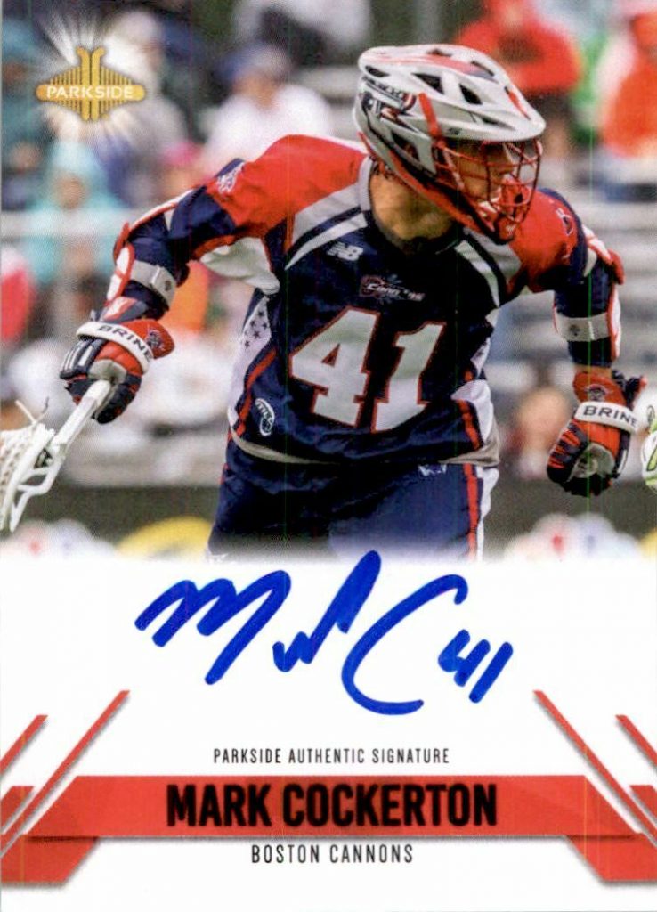 Signature Series Auto Mark Cockerton - Checklistcenter.com