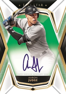 Base Five Star Auto Green Aaron Judge Auto MOCK UP - Checklistcenter.com