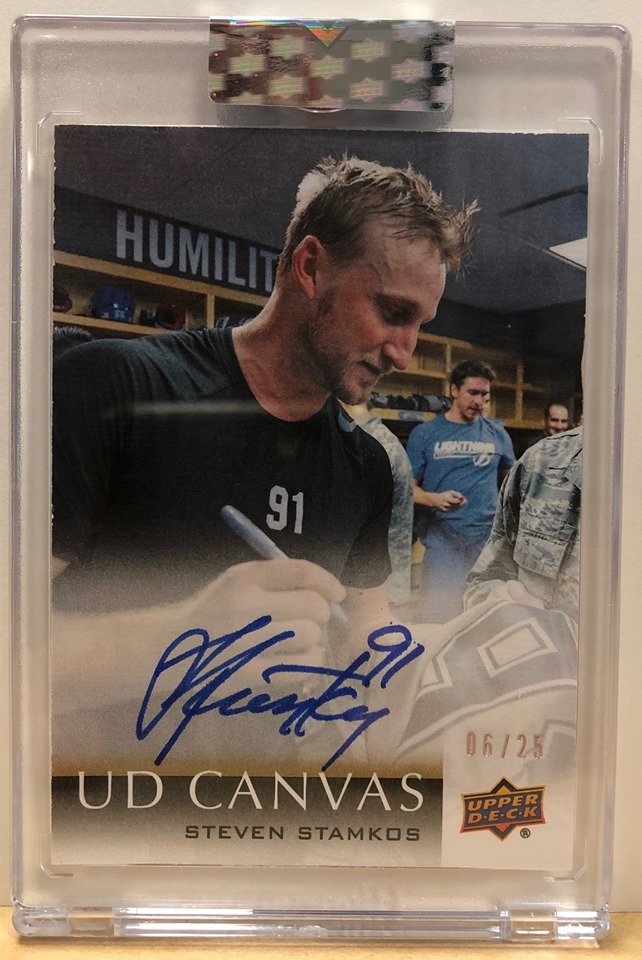Canvas Signatures Steven Stamkos - Checklistcenter.com