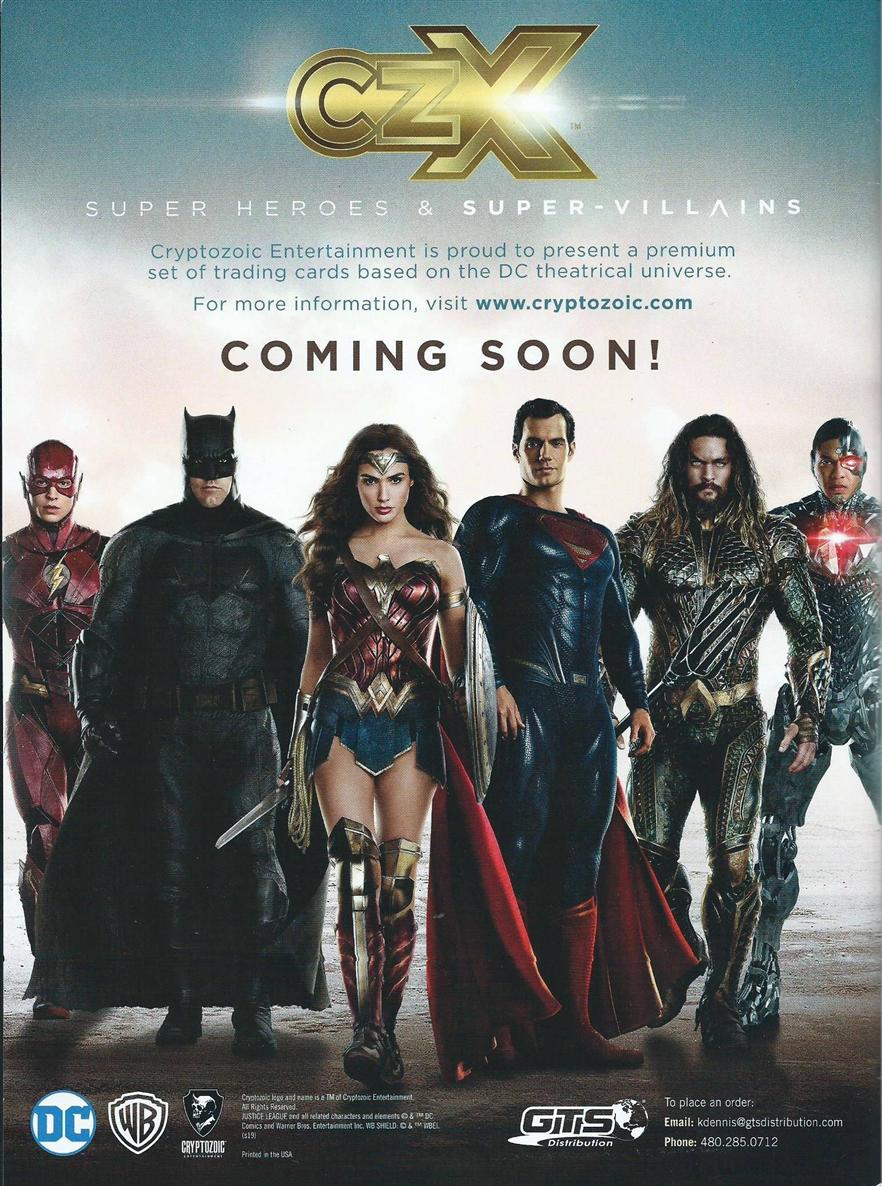 2019 Cryptozoic CZX Super Heroes & Super Villains