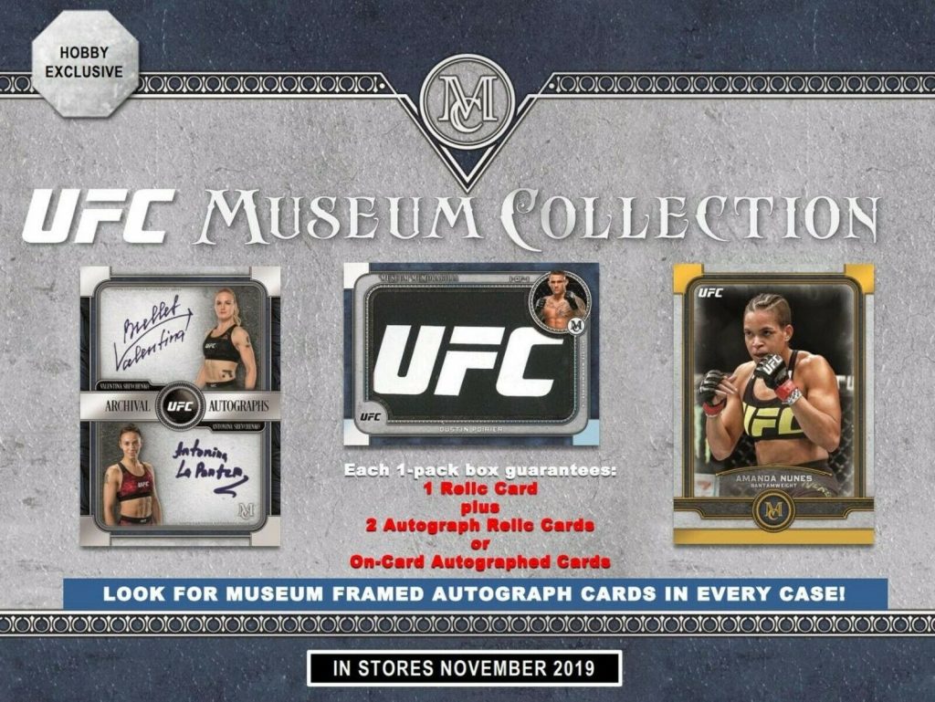 2019 Topps UFC Museum Collection - UFC Card Checklist