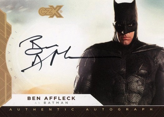 Autographs Ben Affleck as Batman - Checklistcenter.com