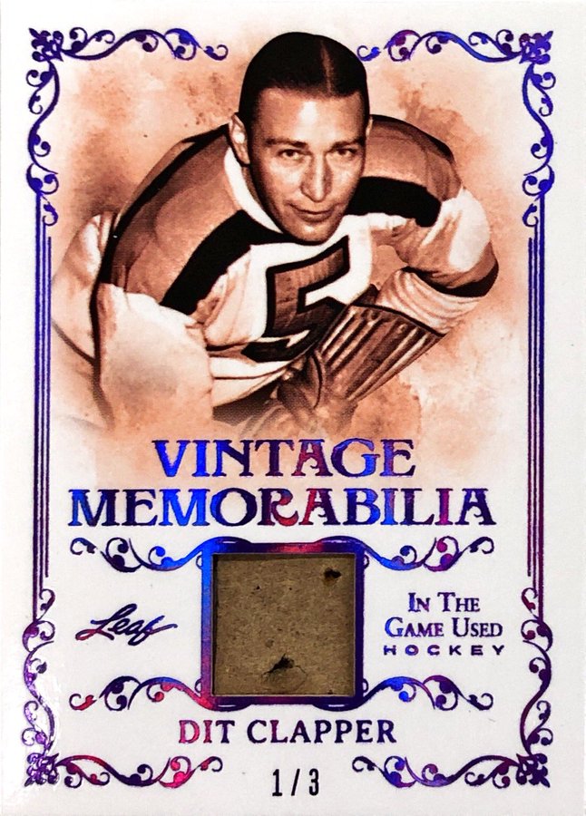 Vintage Memorabilia Dit Clapper - Checklistcenter.com