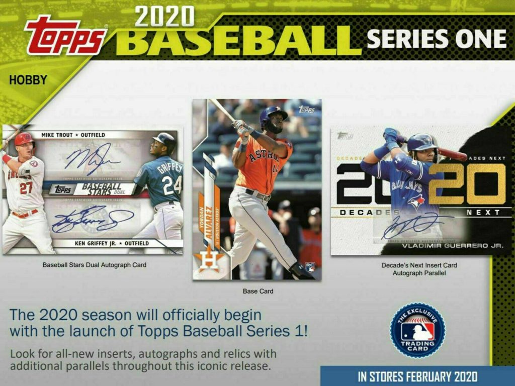 2020 Topps Series 1 - Baseball Card Checklist - Checklistcenter.com