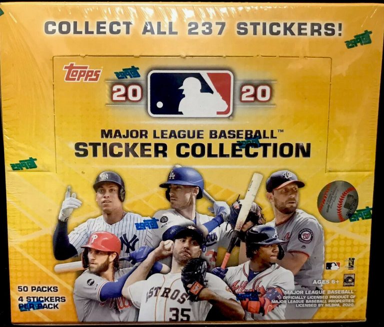 2020 Topps MLB Sticker Collection - Baseball Sticker Checklist
