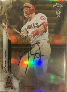 Auto Mike Trout - Checklistcenter.com