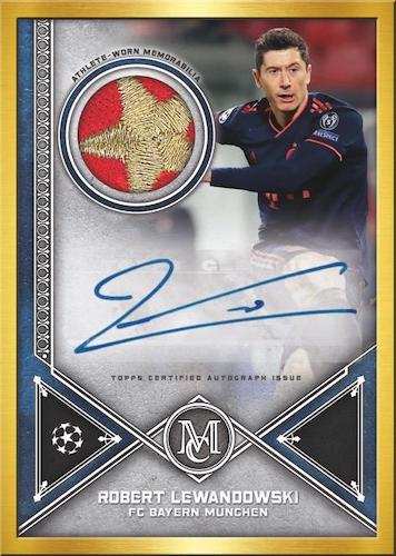 Museum Framed Autograph Patch Robert Lewandowski MOCK UP ...