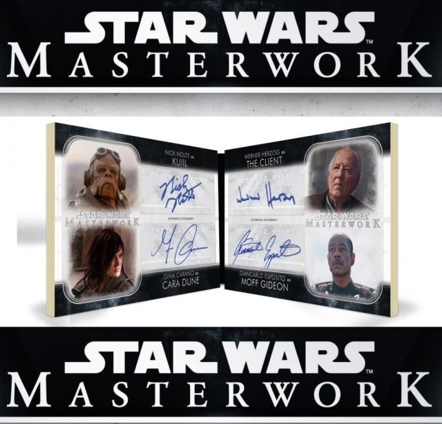 2020 Topps Star Wars Masterworks - Entertainment Card Checklist