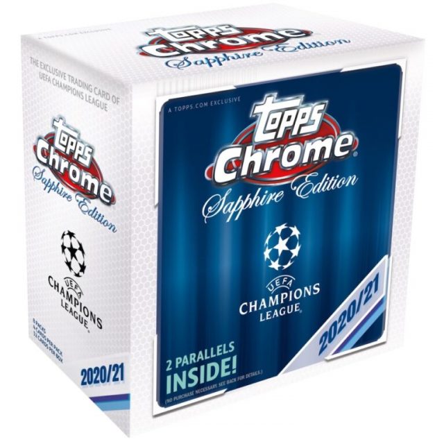 2020-21 Topps Chrome Sapphire Edition UEFA Champions League - Soccer Card Checklist