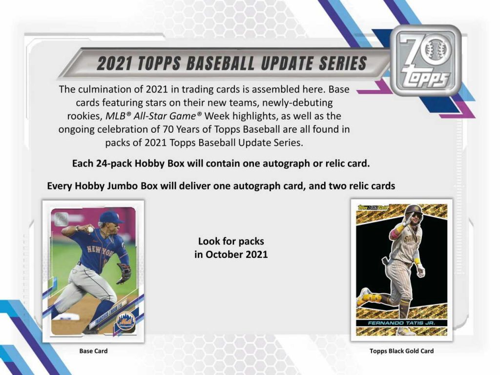 2021 Topps Update Series - Baseball Card Checklist - Checklistcenter.com
