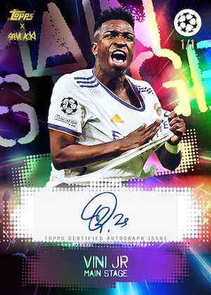 2021-22 Topps Football Festival by Steve Aoki UEFA Champions League ...